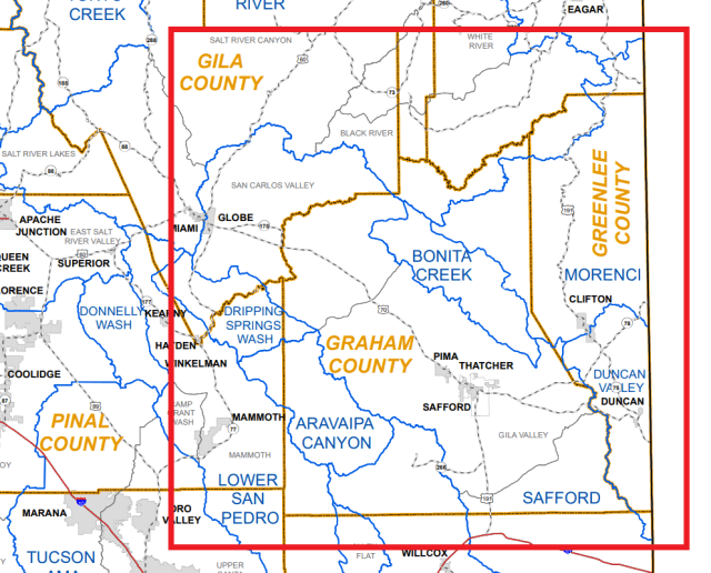 Arizona Department of Water Resources field hydrologists conducting ...