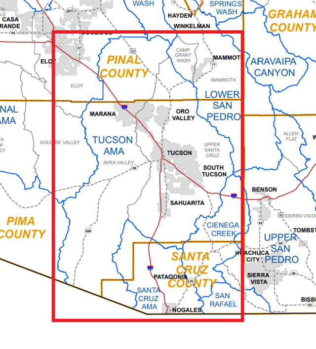 ARIZONA DEPARTMENT OF WATER RESOURCES FIELD HYDROLOGISTS CONDUCTING ...